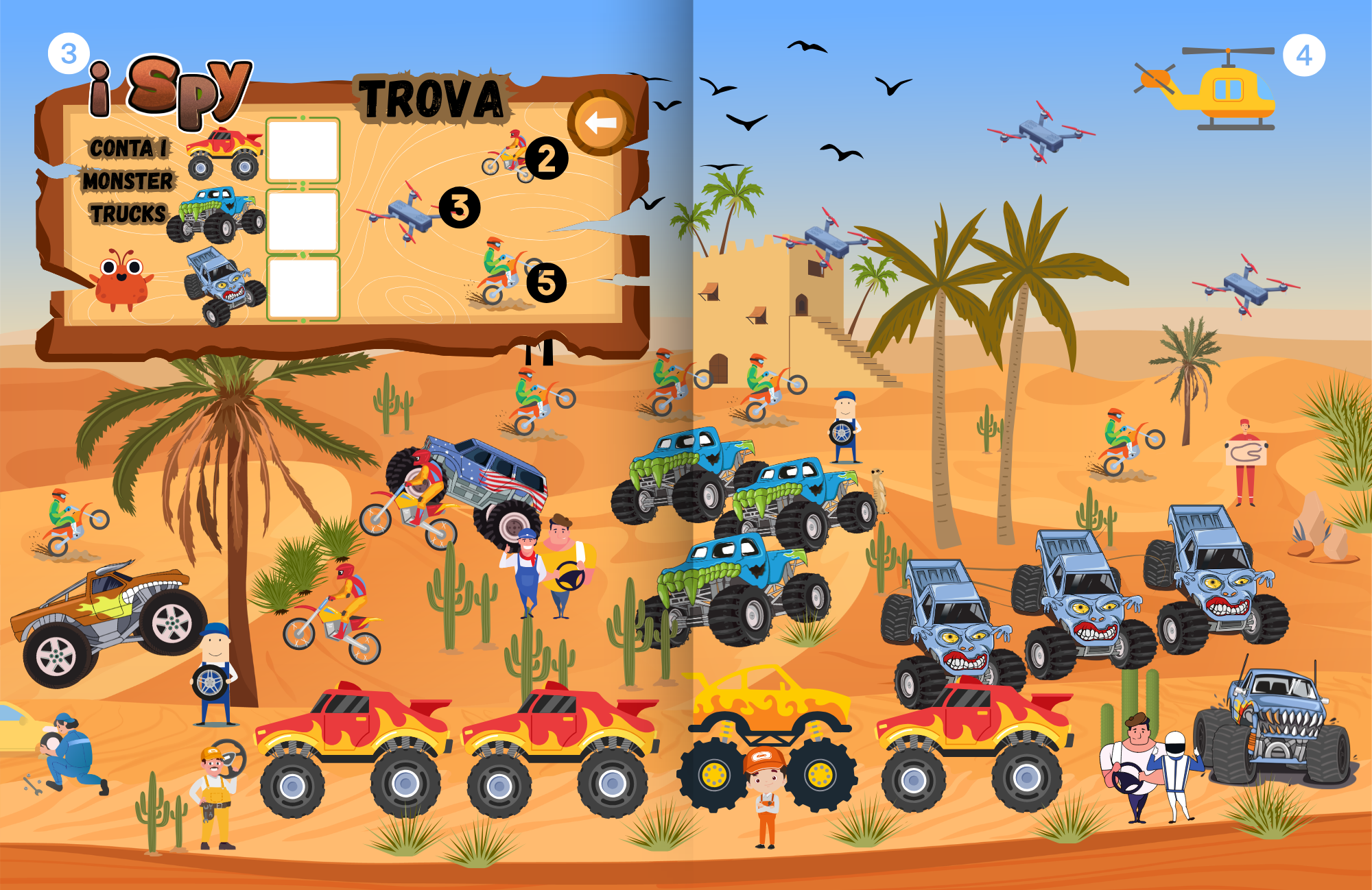 Count the Monster Truck I Spy Book - Welcome