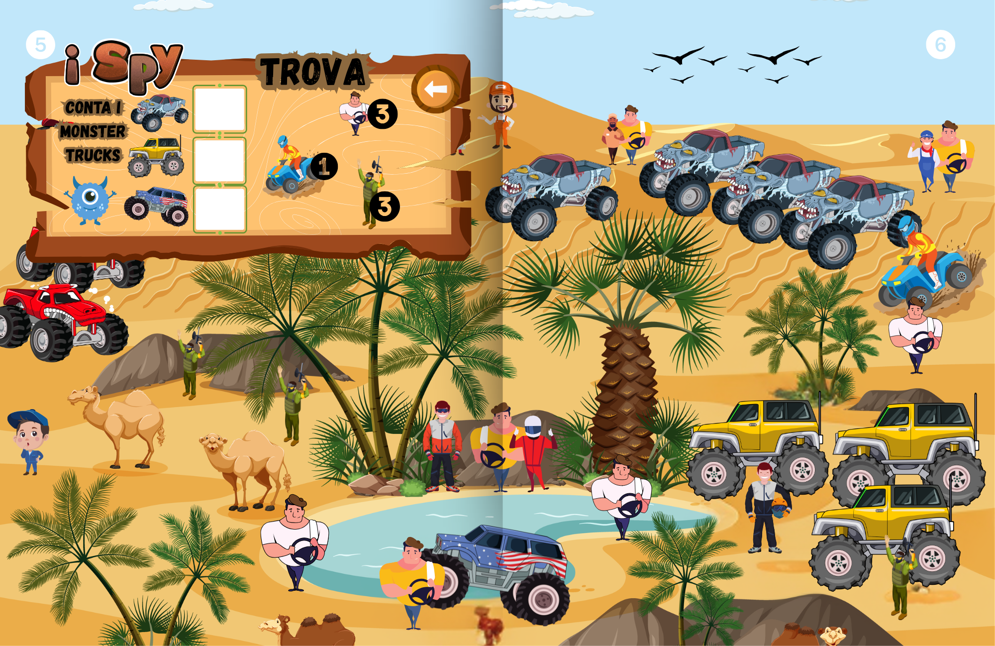 Count the Monster Truck I Spy Book - Welcome