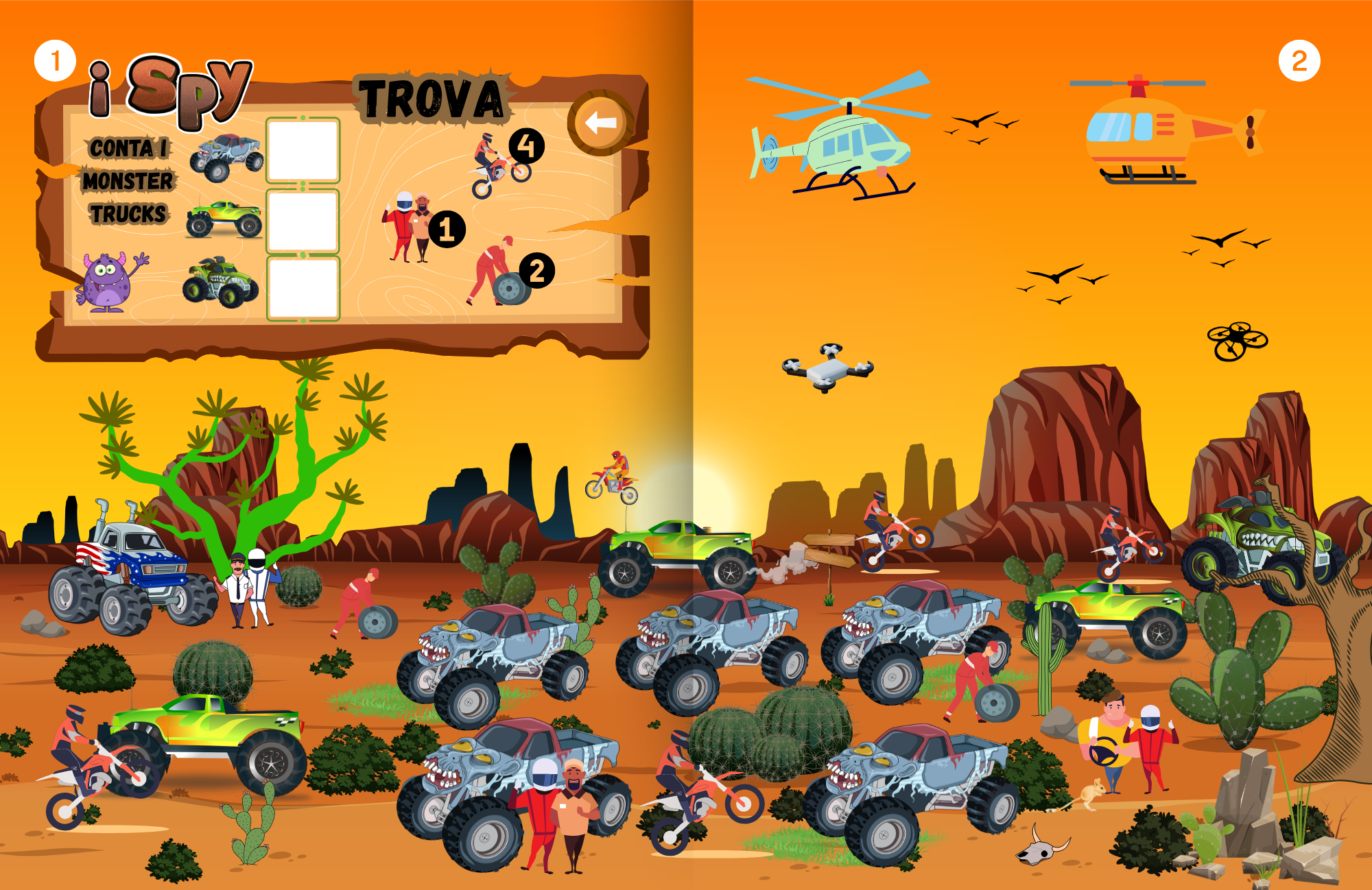 Count the Monster Truck I Spy Book - Welcome